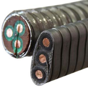 EPR/EPDM Rubber Insulated ESP Armoured Submersible Oil Pump Cable ...